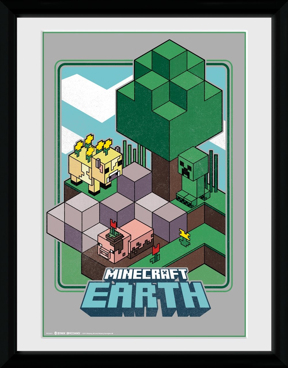 Minecraft - Vintage Framed poster | Buy at UKposters