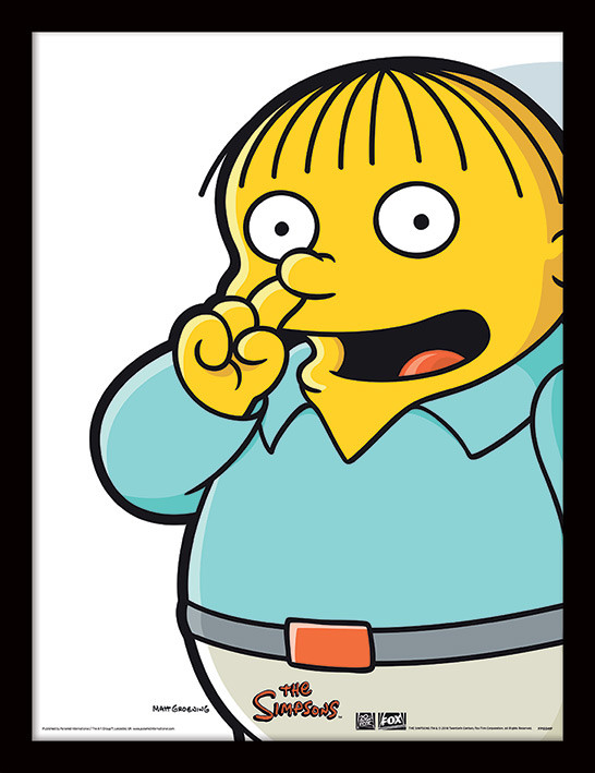 The Simpsons - Ralph Pick Framed poster | Buy at UKposters