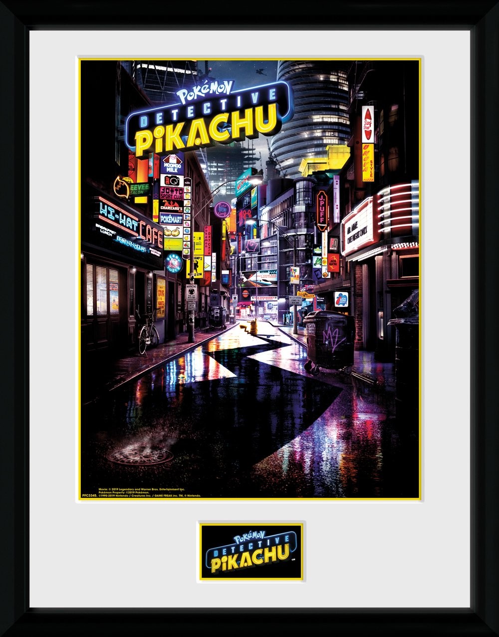 Lámina enmarcada Pokemon: Detective Pikachu - Teaser| Pósters, cuadros ...