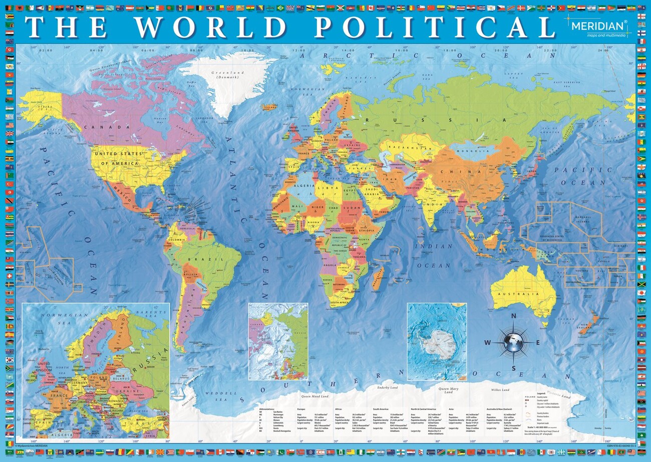 Puzzle Political Map of the World | Ideas para regalos originales ...