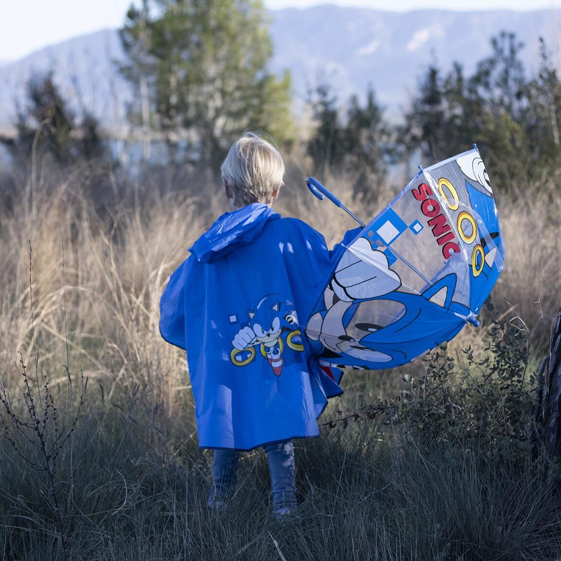 Poncho Sonic the Hedgehog | Vêtements et accessoires pour les fans de merch