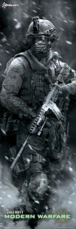 Plakat Call of Duty MW2 - cover | Poster an der Wand | 3+1 GRATIS ...