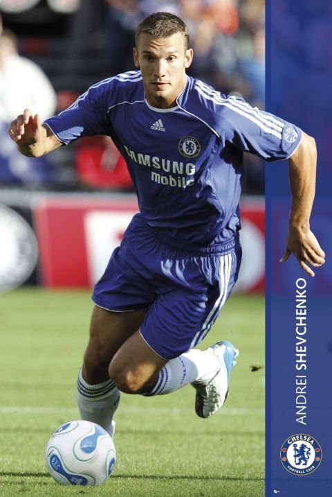 Poster, Quadro Chelsea - Shevchenko 06/07 | Poster sul muro | 3+1 ...