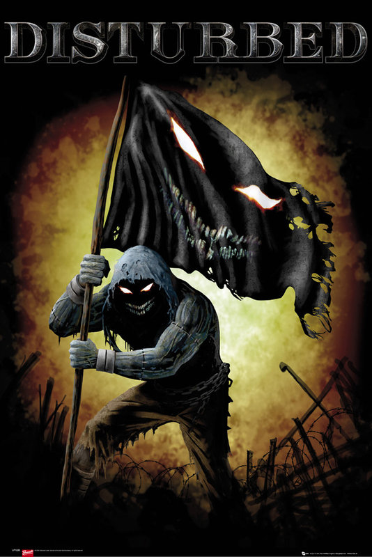 Poster, Quadro Disturbed - face flag | Poster sul muro | 3+1 GRATIS ...
