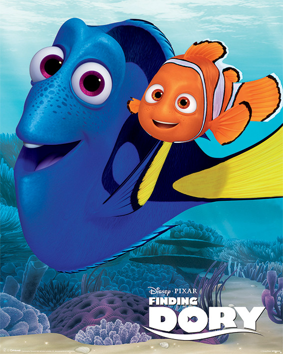 Findet Dorie - Dory & Nemo Poster, Plakat | Kaufen bei Europosters