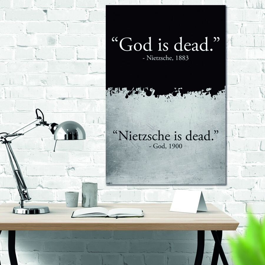 Plakat God is Dead | Poster an der Wand | 3+1 GRATIS | Europosters