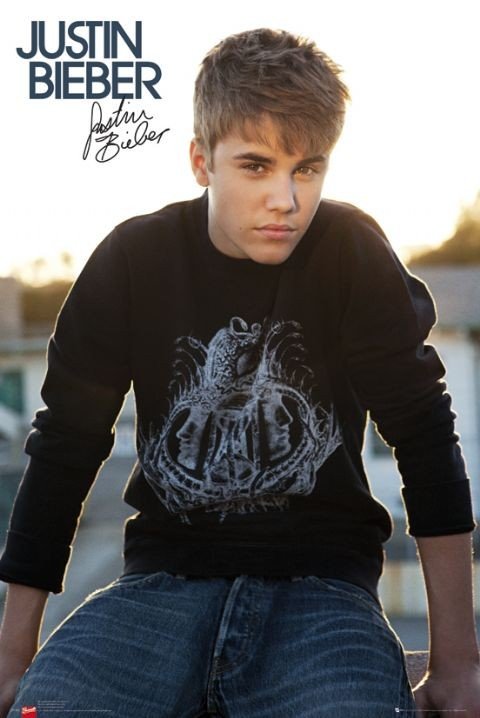 Plakat Justin Bieber - rooftop | Poster an der Wand | 3+1 GRATIS ...