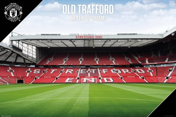 Poster, Quadro Manchester United - Old Trafford 17/18 | Poster sul muro ...