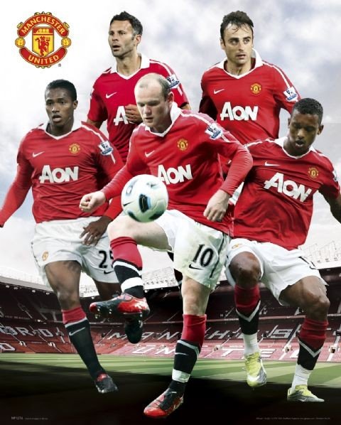 Plakat Manchester United - players | Poster an der Wand | 3+1 GRATIS ...