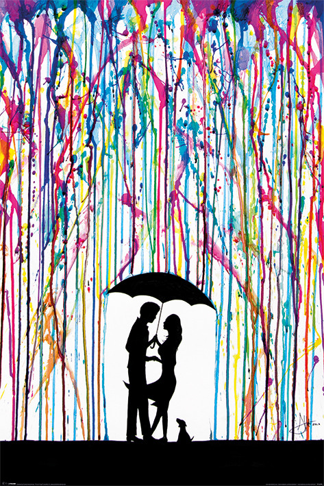 Plakat Marc Allante - Raining Colour | Poster an der Wand | 3+1 GRATIS ...