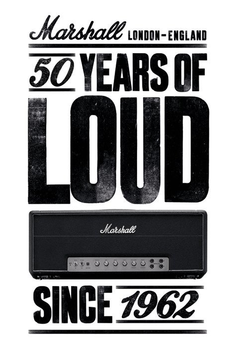 Plakat Marshall - loud | Poster an der Wand | 3+1 GRATIS | Europosters