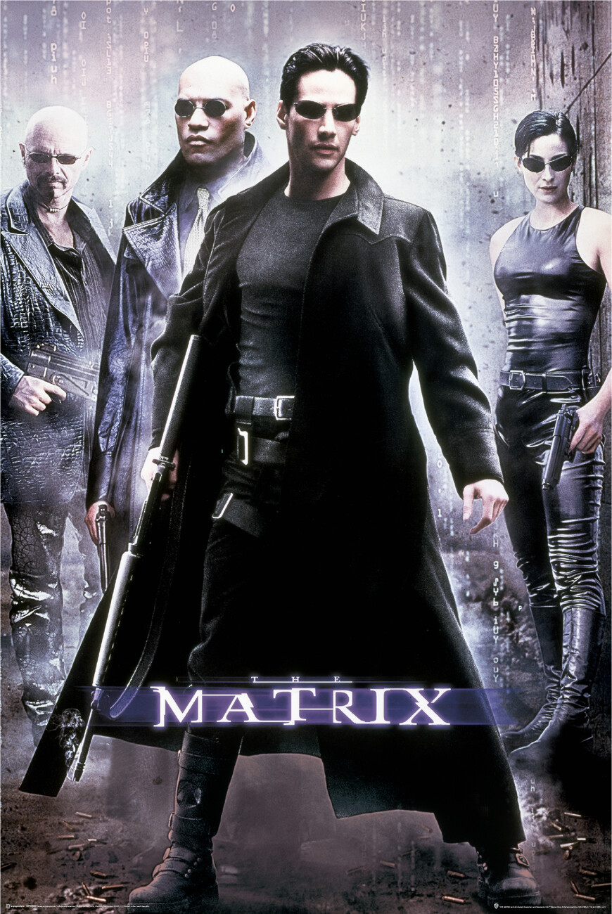 Plakat Matrix - Hacker | Poster an der Wand | 3+1 GRATIS | Europosters