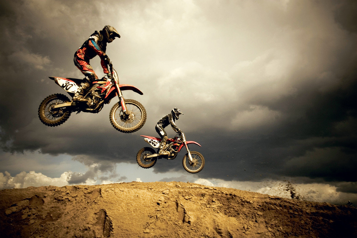 Poster, Quadro Motocross big air | Poster sul muro | 3+1 GRATIS ...