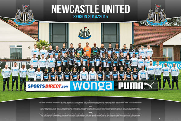 Plakat Newcastle United FC - Team Photo 14/15 | Poster an der Wand | 3 ...