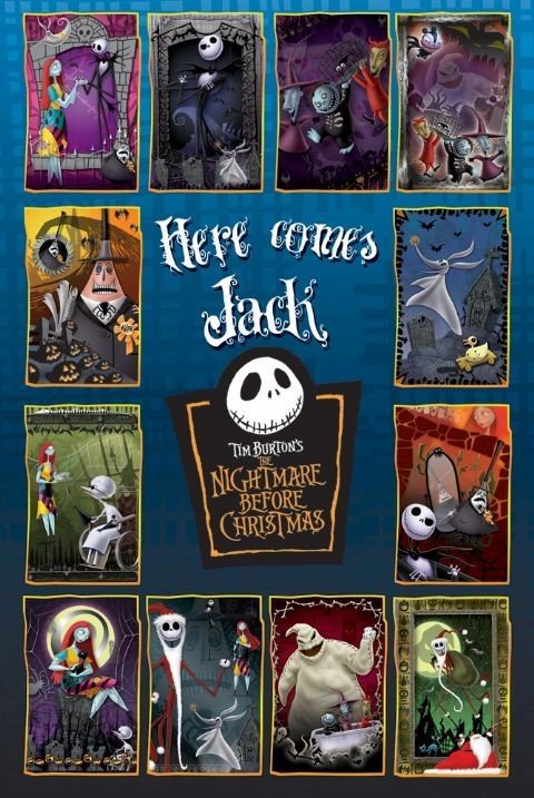 Plakat NIGHTMARE BEFORE CHRISTMAS - compilation | Poster an der Wand ...