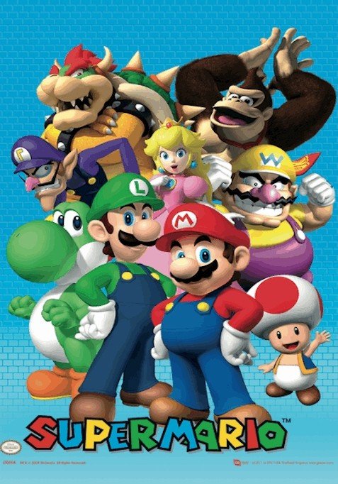 Nintendo - cast Póster 3D | Compra en Posters.es
