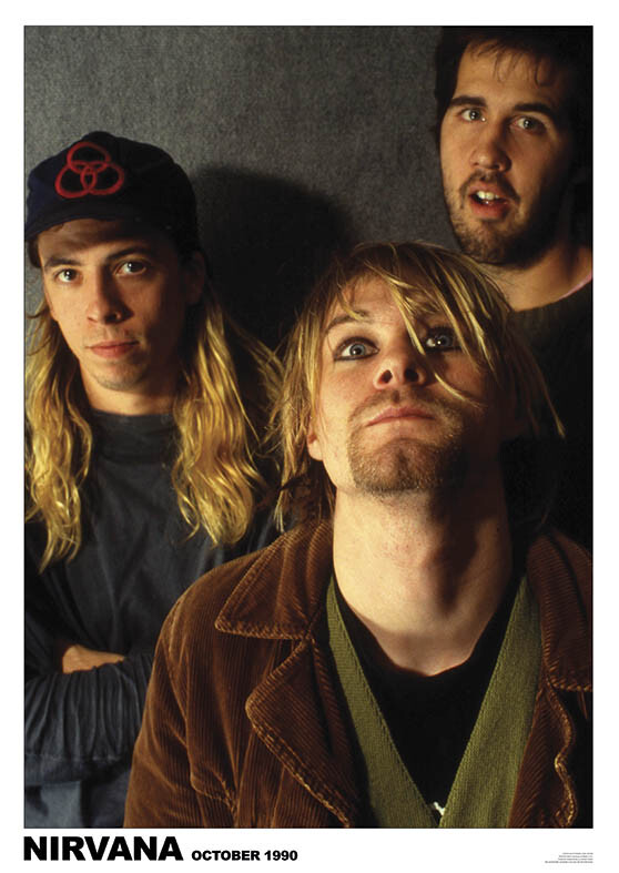 Poster, Quadro Nirvana - October 1990 | Poster sul muro | 3+1 GRATIS ...