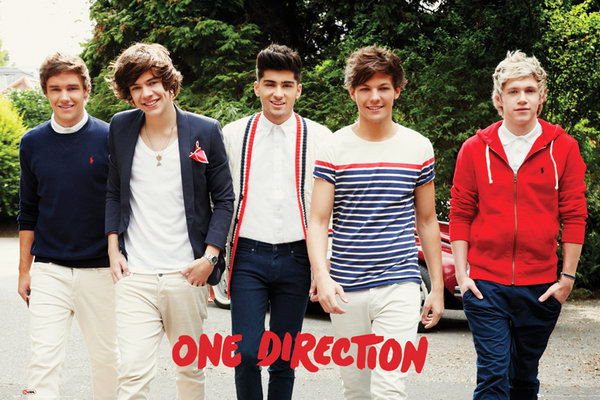 Plakat One Direction - walking | Poster an der Wand | 3+1 GRATIS ...