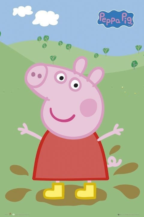 Poster, Quadro PEPPA PIG - muddy puddle | Poster sul muro | 3+1 GRATIS ...
