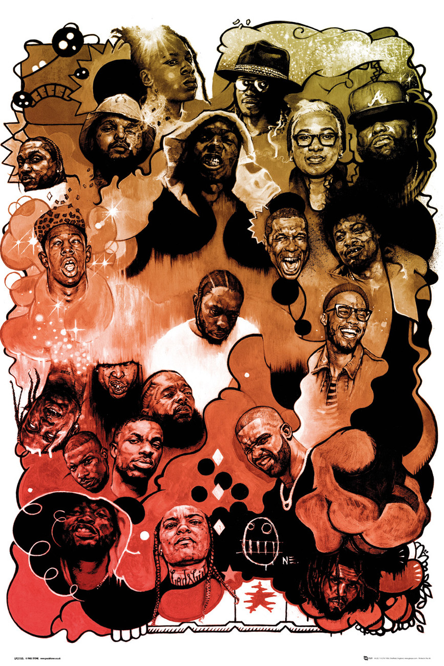 Plakat Rap Gods | Poster an der Wand | 3+1 GRATIS | Europosters