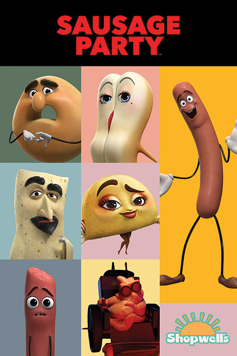 Plakat Sausage Party: Es geht um die Wurst - Characters | Poster an der ...