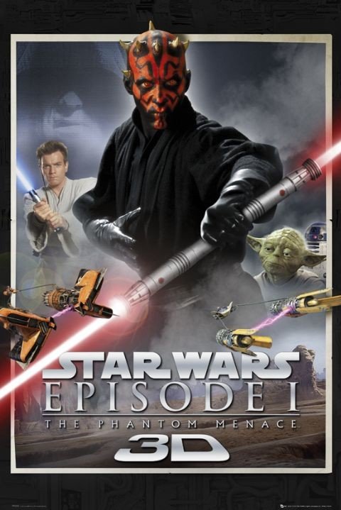 Plakat STAR WARS -episode 1,one sheet | Poster an der Wand | 3+1 GRATIS ...