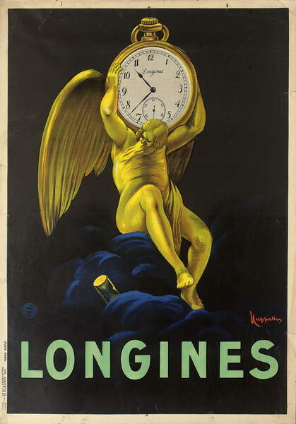 Plakat Swiss watchmakers Longines, Cappiello, Leonetto | Poster an der ...