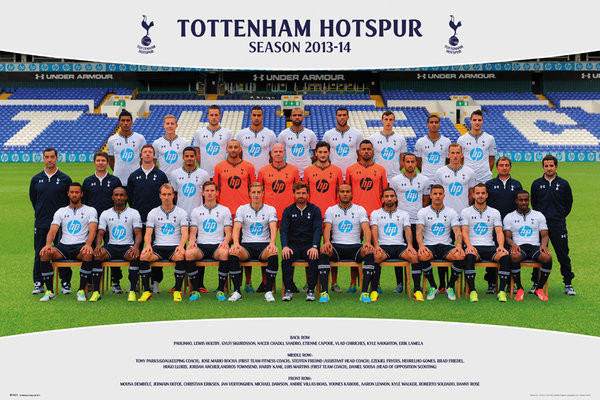 Poster, Quadro Tottenham Hotspur FC - Team Photo13/14 | Poster sul muro ...