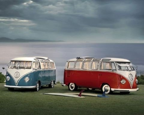 Poster, Quadro VW Camper – twin combi | Poster sul muro | 3+1 GRATIS ...