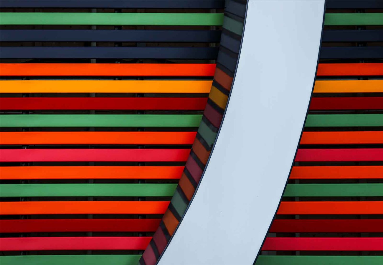 Colour Stripes Poster Mural, Papier peint | Acheter-le sur Europosters.fr