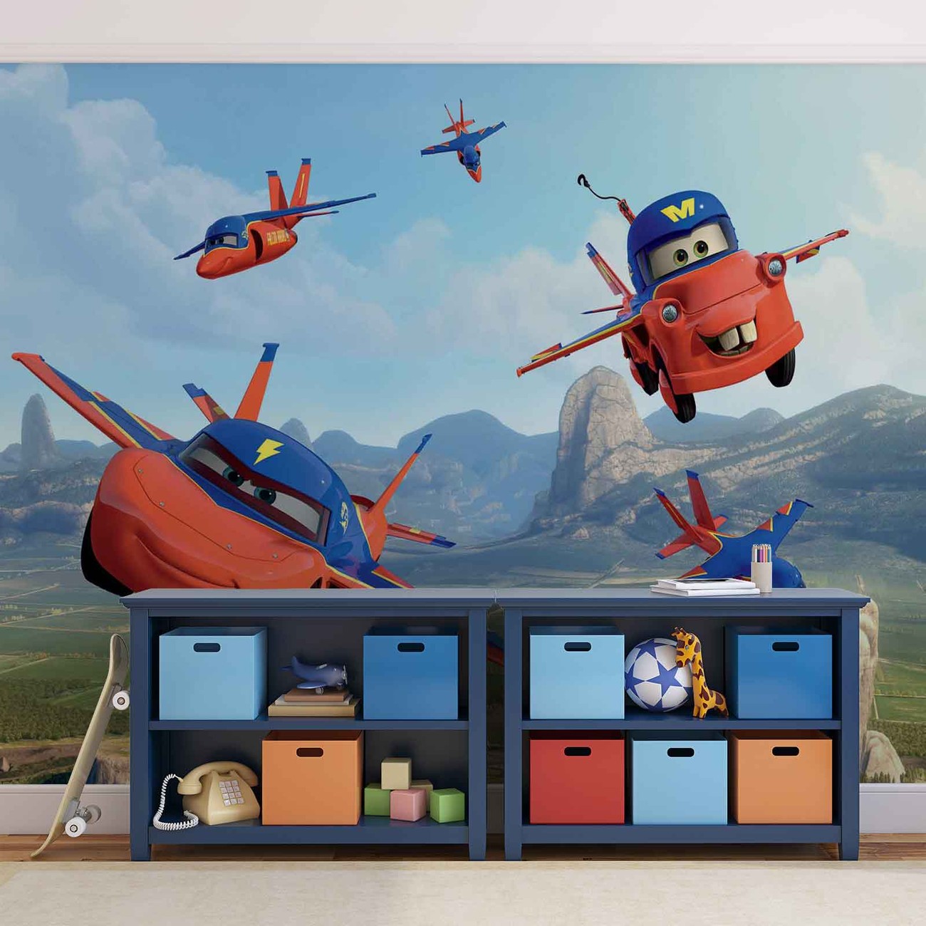 Disney Cars Planes Air Mater Poster Mural, Papier peint | Acheter-le ...