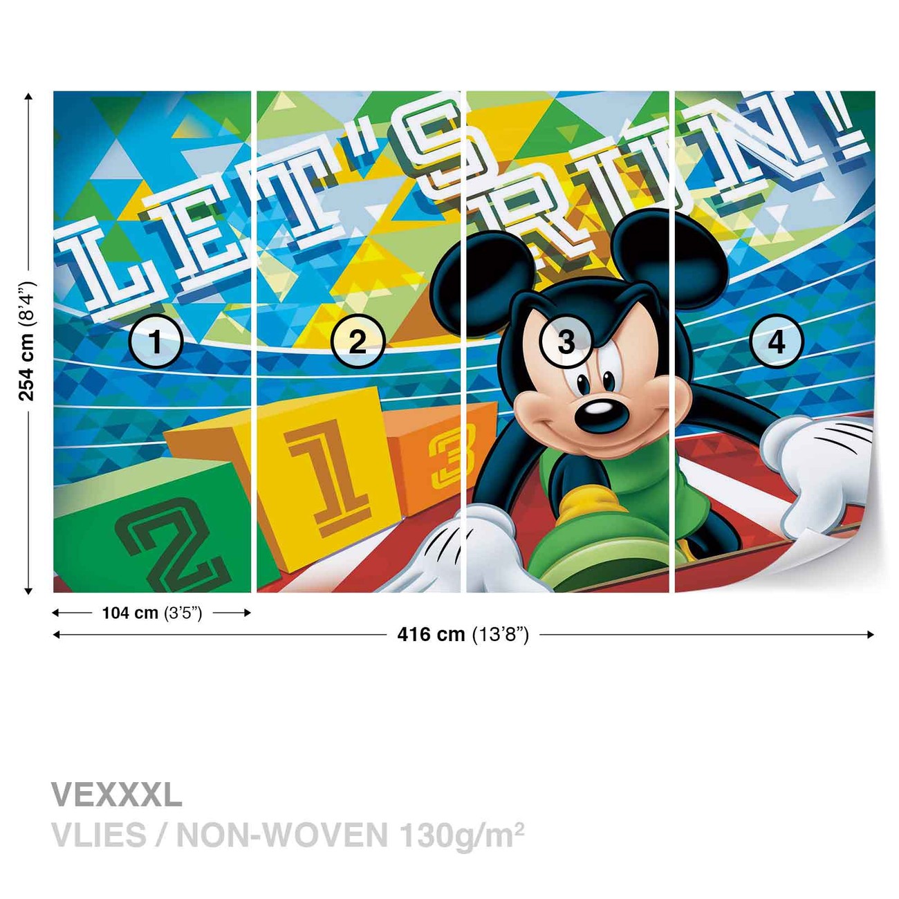 Disney Mickey Mouse Poster Mural, Papier peint | Acheter-le sur ...