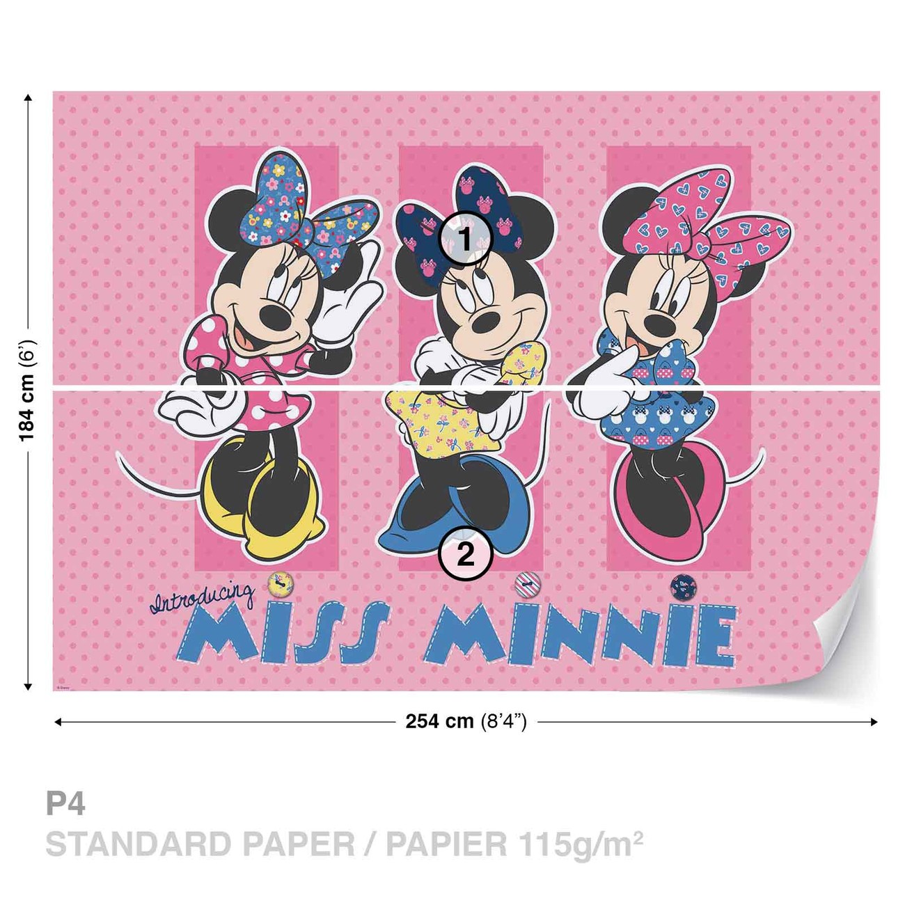 Disney Minnie Mouse Poster Mural, Papier peint | Acheter-le sur ...