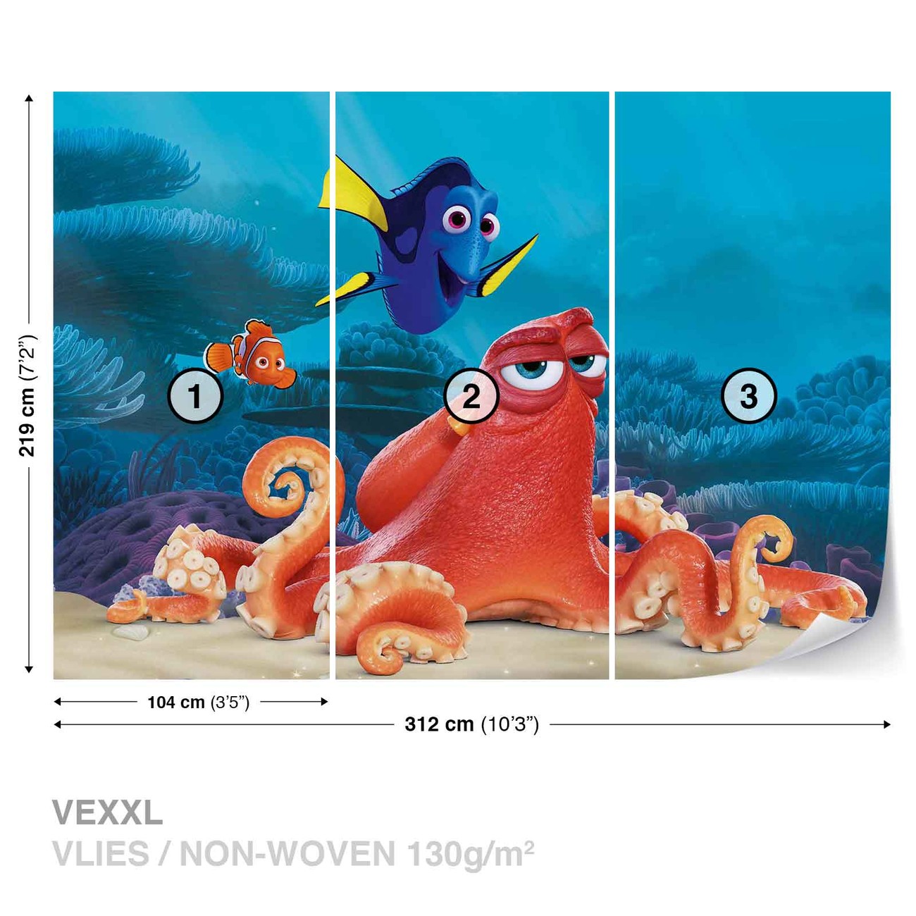 Disney Nemo Dory Poster Mural, Papier peint | Acheter-le sur Europosters.fr