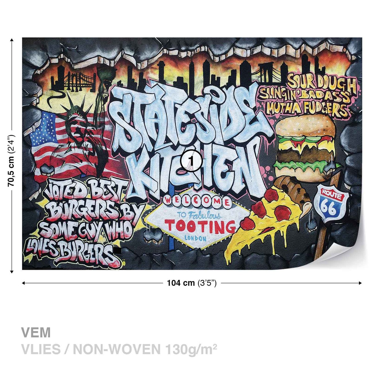 Graffiti Street Art Poster Mural, Papier peint | Acheter-le sur ...
