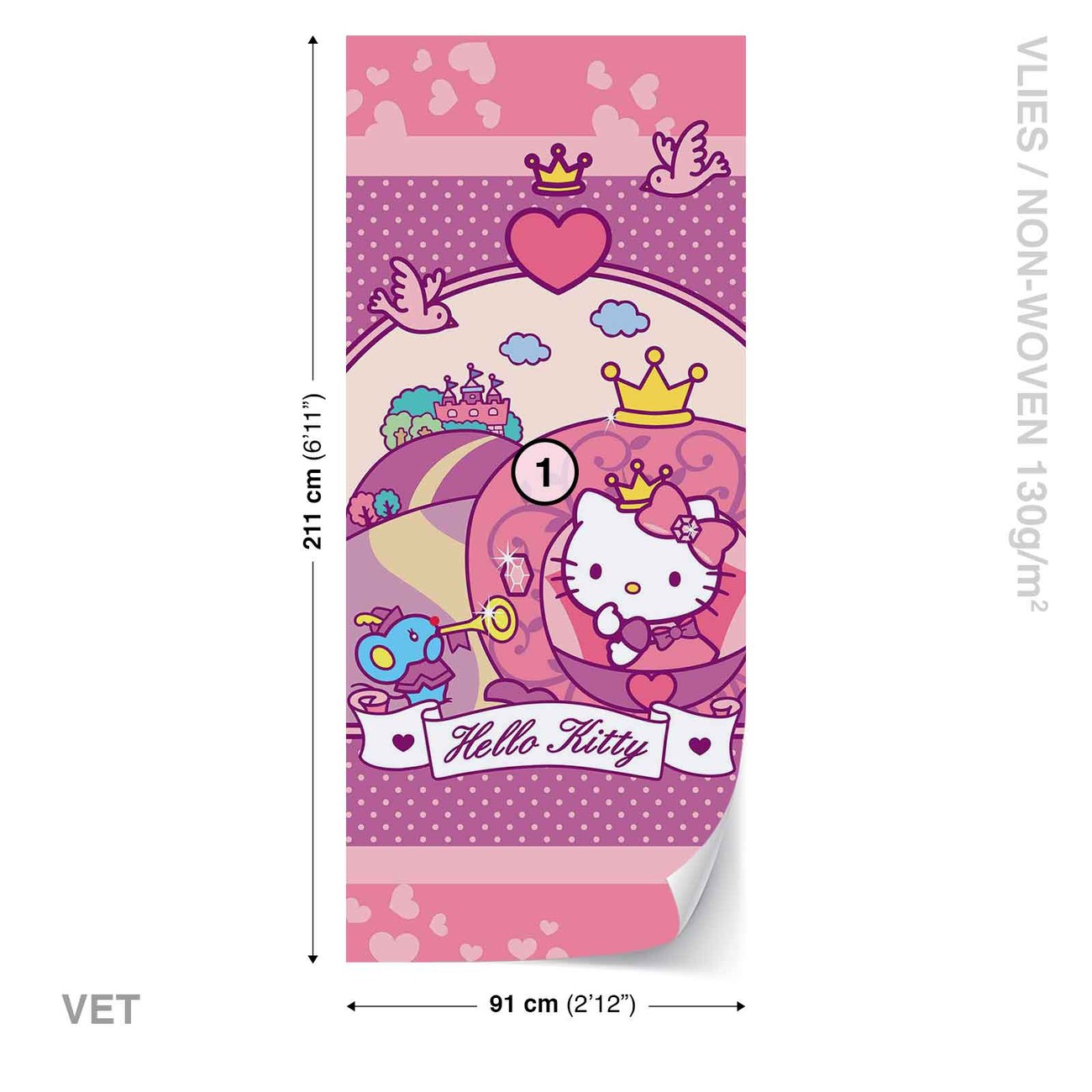 Hello Kitty Poster Mural, Papier peint | Acheter-le sur Europosters.fr