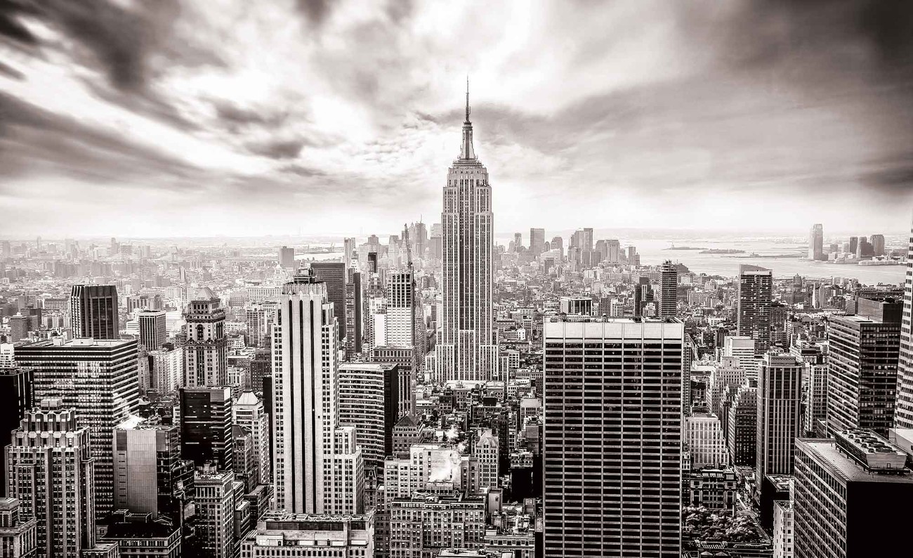 Horizon Ville Empire State New York Poster Mural, Papier peint ...