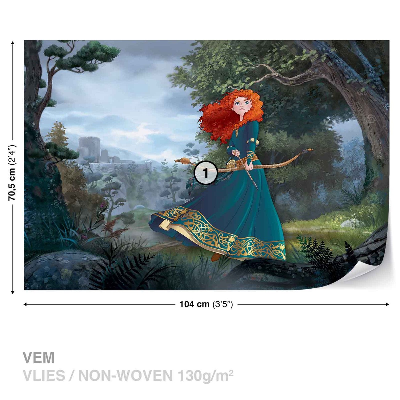 Princesses Disney Merida Brave Poster Mural, Papier peint | Acheter-le ...