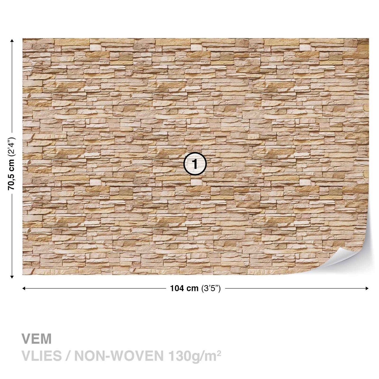 Stone Wall Poster Mural, Papier peint | Acheter-le sur Europosters.fr