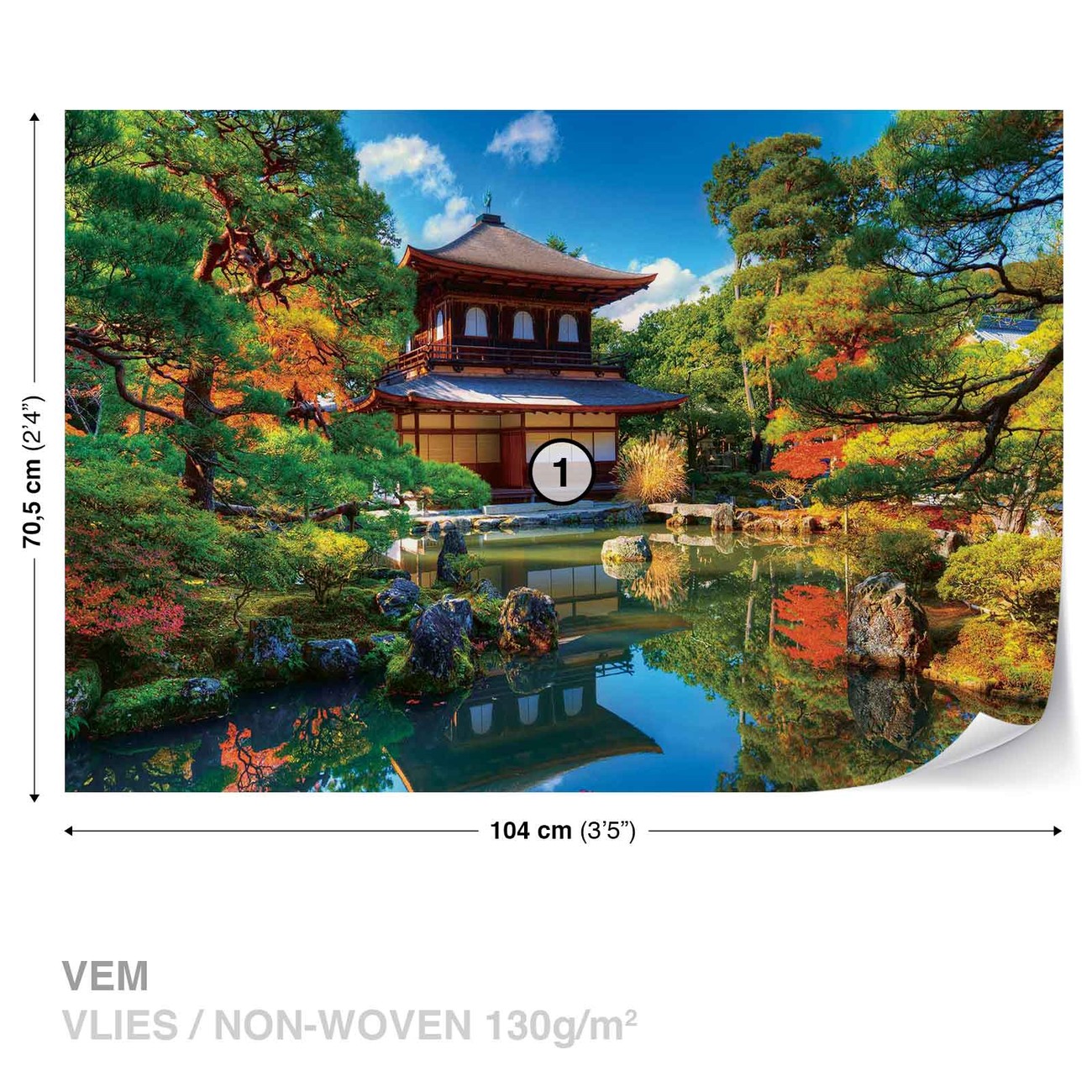 Temple Zen Culture Japonaise Poster Mural, Papier peint | Acheter-le ...