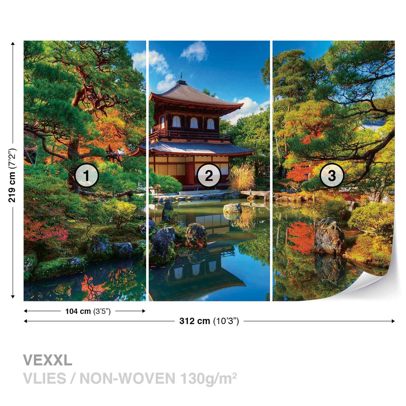 Temple Zen Culture Japonaise Poster Mural, Papier peint | Acheter-le ...