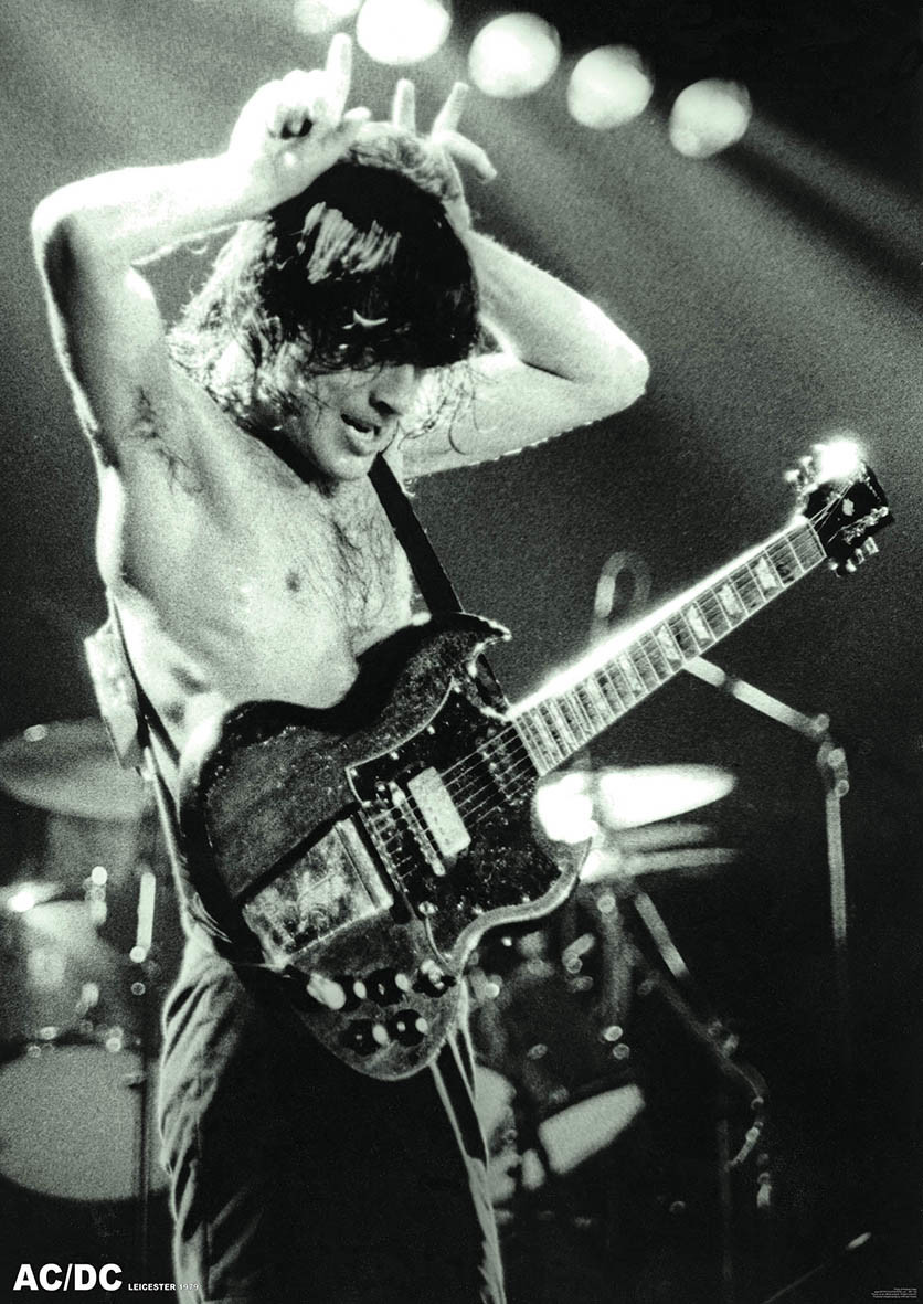AC/DC - Angus Young 1979 Póster, Lámina | Compra en Posters.es