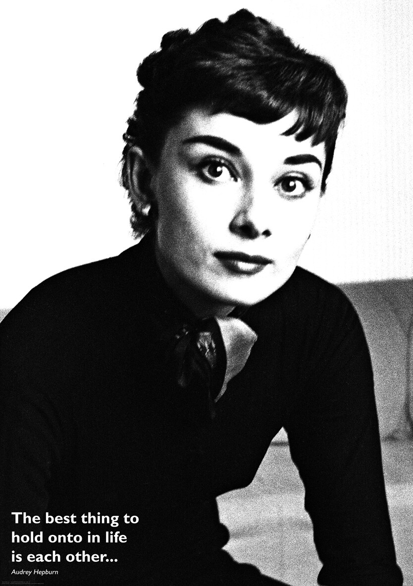 Audrey Hepburn Quote Poster Grote Posters Europosters