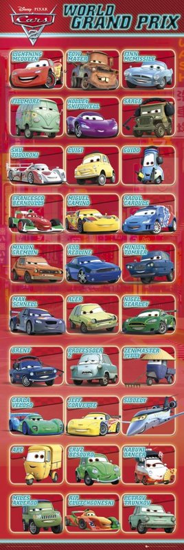 CARS 2 - compilation Póster, Lámina | Compra en Posters.es