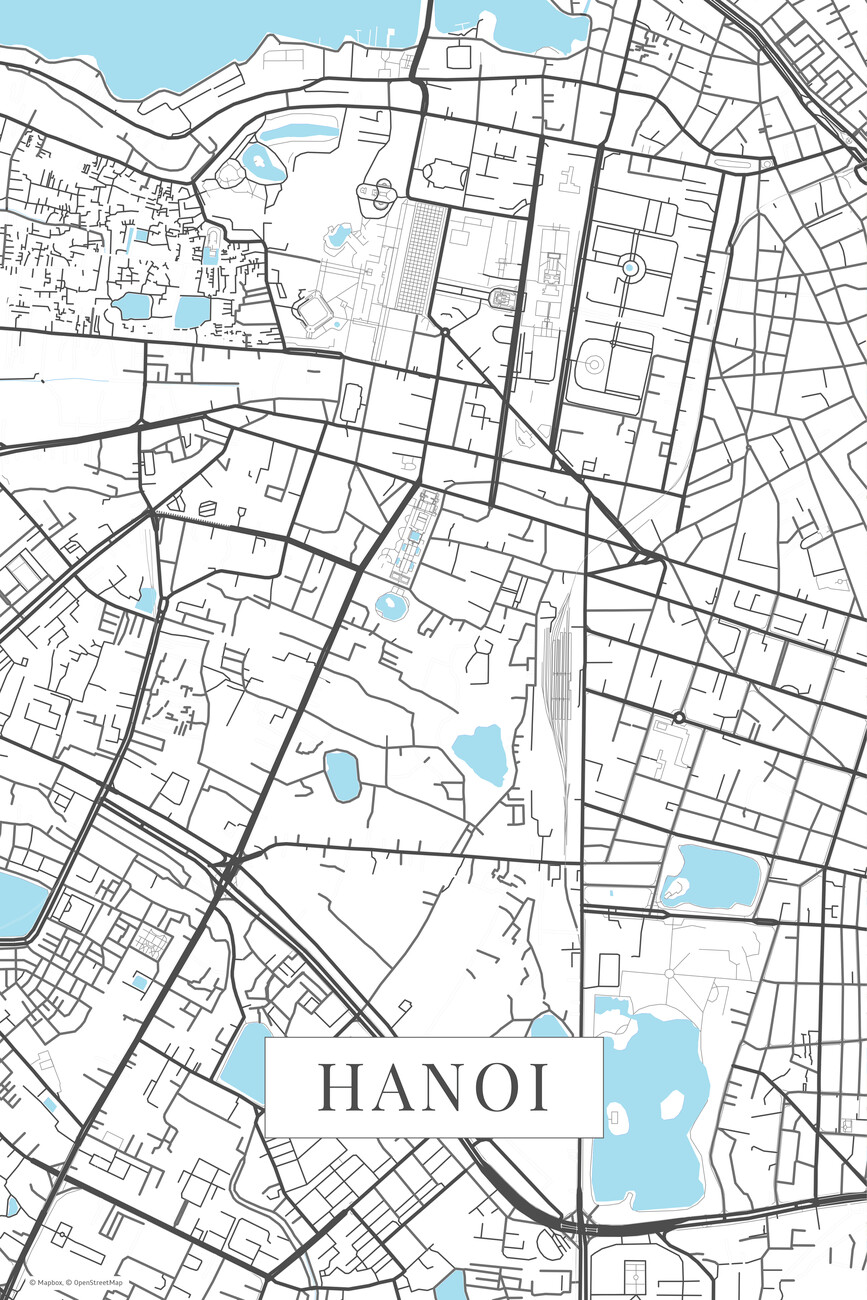 Hanoi white Póster, Lámina | Compra en Posters.es