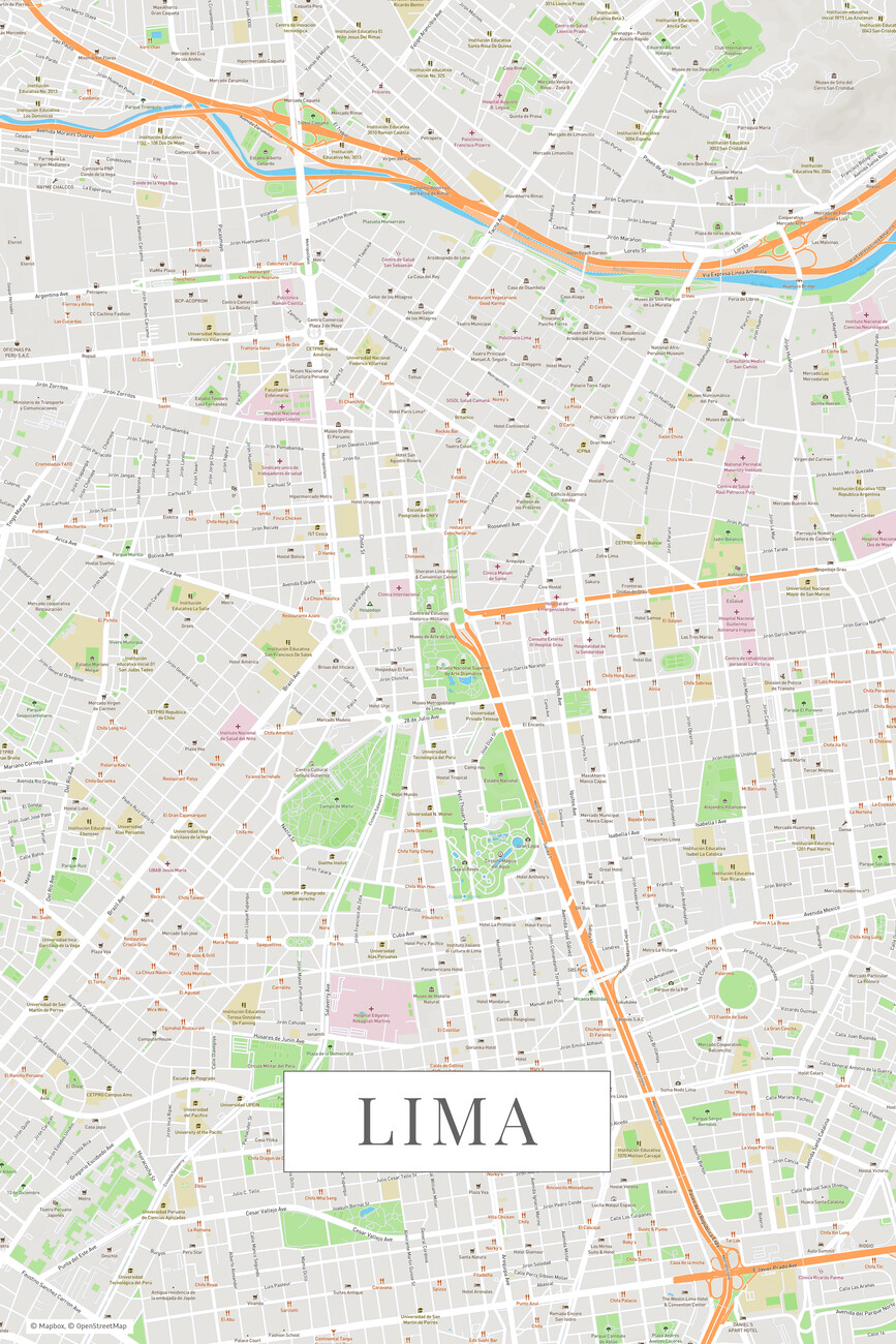 Lima color Póster, Lámina | Compra en Posters.es