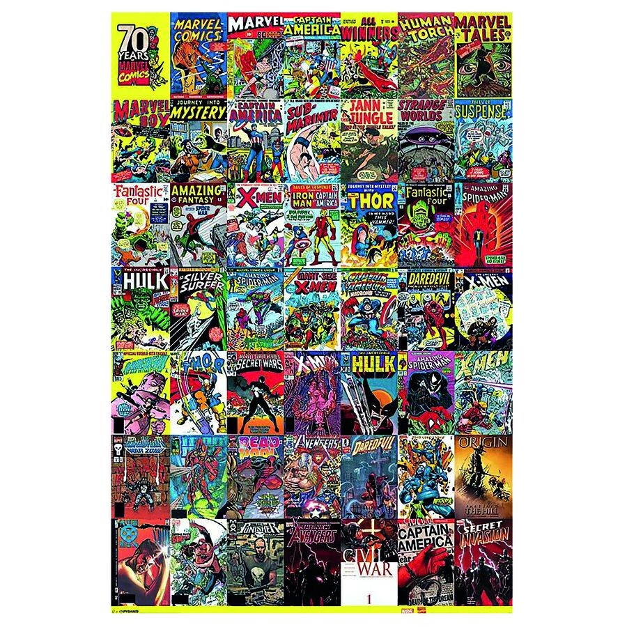 Marvel - Retro Comic Covers Póster, Lámina | Compra en Posters.es
