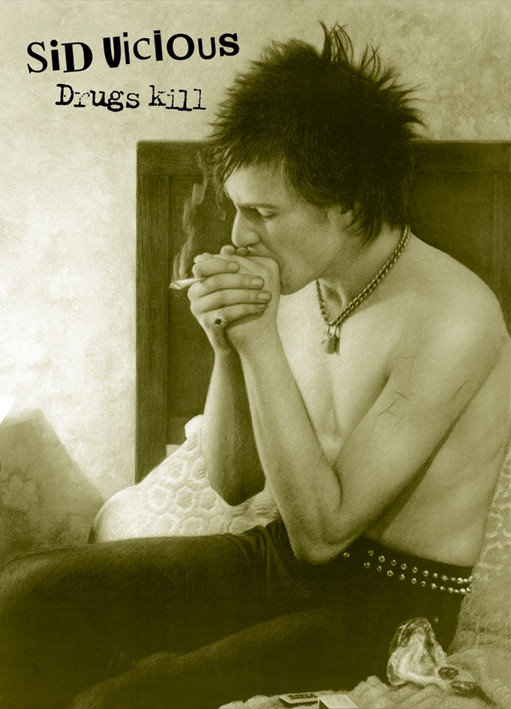 Sid Vicious - drugs kill Póster, Lámina | Compra en Posters.es