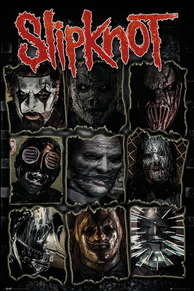 Slipknot - Faces Póster, Lámina | Compra en Posters.es