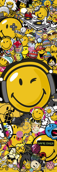 Smiley - Tribal Styles Póster, Lámina | Compra en Posters.es